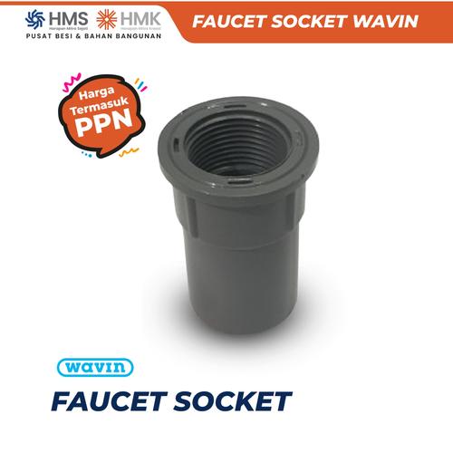 Jual FAUCET SOCKET (SOK DRAT DALAM) PVC WAVIN AW - 1/2" - Jakarta Utara - Harapan Mitra Kreasi ...