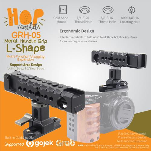 Jual HOP GRH-05 Top Handle Metal for Cage Rig Camera Universal / DSLR ...