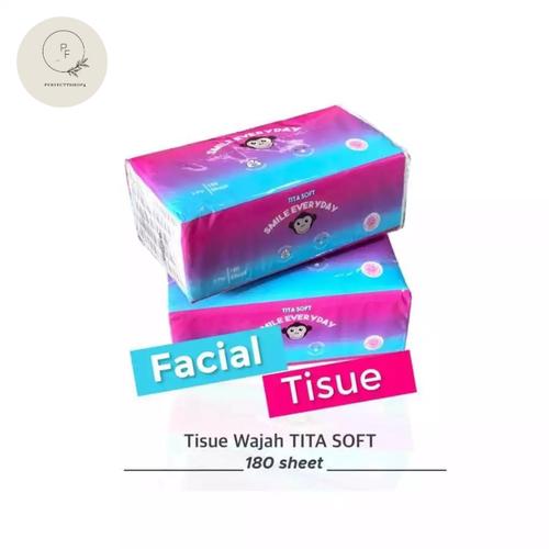 Jual Tita Soft Tissue Wajah Tissue Serbaguna 180 Sheet 2 Ply Isi 10 Pack Jakarta Barat