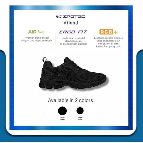 Jual SPOTEC Sepatu Student Atland Hitam - Hitam - 40 - Kab. Sidoarjo ...