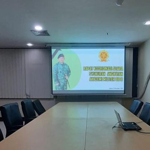 Jual screen proyektor /layar projector 300cm x 90cm layarnya /kainnya ...