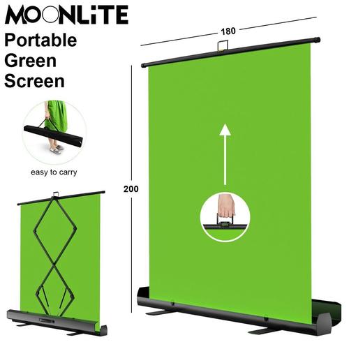 Jual Moonlite Portable Collapsible Green Screen 200x180cm Background ...