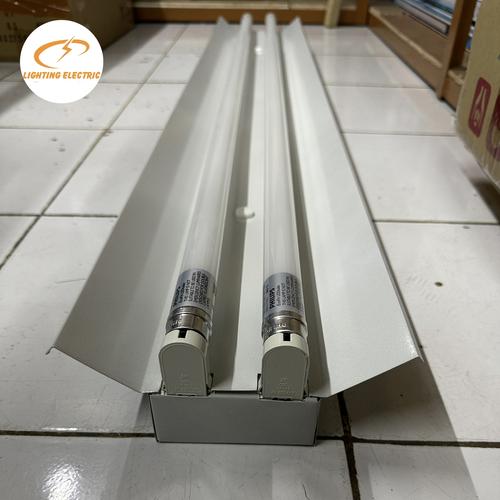Jual Kap Lampu TKO 2x36 Set komplit tl led Philips 2x16 Watt t8 120CM ...