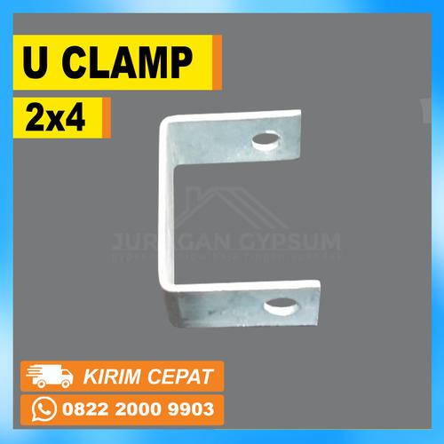 Jual U Clamp 2x4 | U Klem | U clam | Penggantung rangka hollow - Kota ...