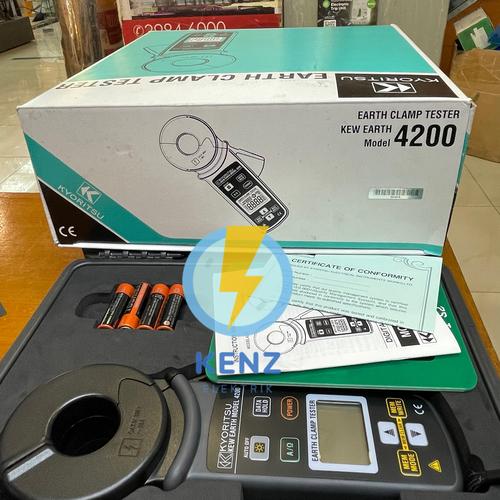 Jual Digital EARTH CLAMP TESTER KYORITSU KEW 4200 TANG AMPER DIGITAL ...