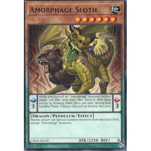 Jual Amorphage Sloth | Rare | Yugioh AE CR03-AE159 - Jakarta Barat ...