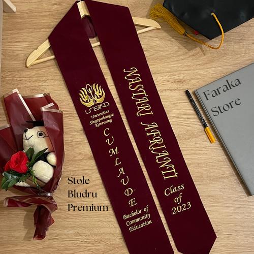 Jual Selempang Wisuda Kalung Leher V Tipe 1 - 10 - Type 1, L Bludru ...