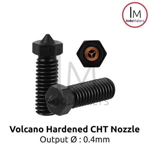 Jual E3D Volcano 3D Printer CHT Hard-Steel Nozzle 0.4mm Output, Input 1.75m - Kota Tangerang ...