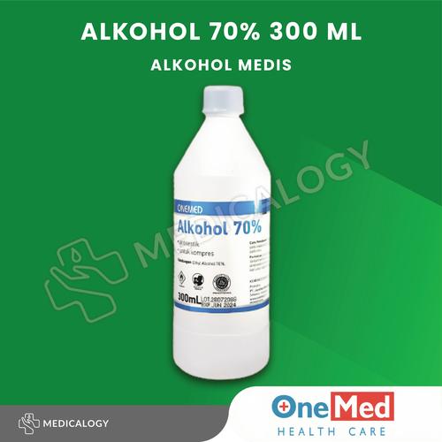 Jual Alkohol 70% Onemed 300 ml Ethanol Antiseptik Desinfektan - Jakarta ...