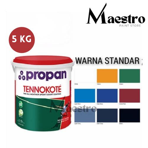 Jual Cat Lapangan PROPAN TENNOKOTE 5KG Hijau/ Yellow/ Red Oxide/ Warna ...