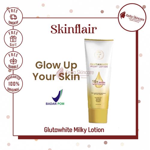 Promo SKINFLAIR Glutawhite Milky Lotion | Skinflair White Glow Perfect ...