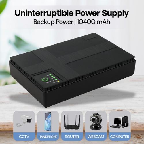 Jual Mini DC UPS SPS 1036P Uninterrupted 36W 10.400 mAh 12V, 9V, 5V ...