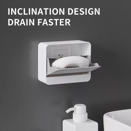 Jual Tempat Sabun Kamar Mandi Dinding Tempel Drain Soap Box Filter Air ...