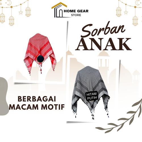 Jual Sorban Anak Laki Laki TK PAUD dan SD bentuk segitiga / Sorban ...
