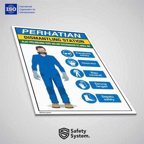 Jual Sign Rambu K3 Personal Protective Equipment - APD Dismantling ...