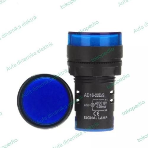 Jual "VE" Pilot Lamp LED 22mm Lampu Indikator AD16-22DS 24vdc Biru ...