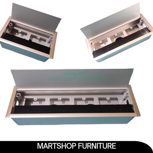 Jual Gromet Tutup Box Lubang Kabel Stop Kontak meja motion warna silver ...