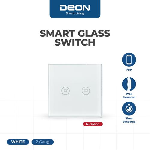 Promo DEON Smart Home WiFi Saklar Touch Wallswitch - Glass Switch ...
