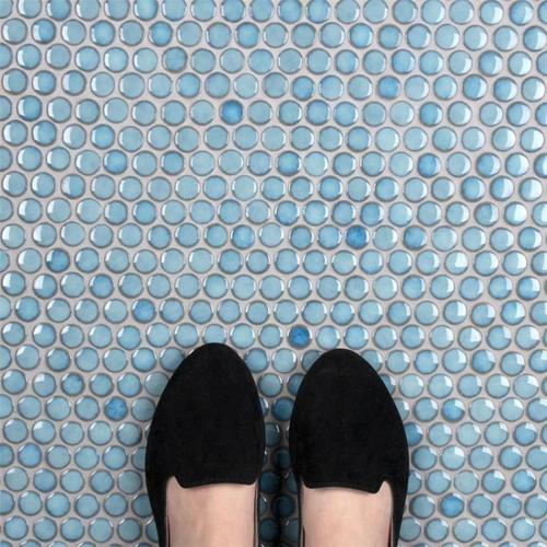 Jual Mosaic Warna Biru Bulat Type PNR 133 - Kuda Laut Mass - Kota Depok ...