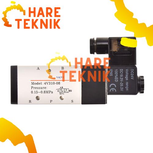 Jual Solenoid Valve Airtac 4v 310-08 Selenoid Valve Type 4v310 08 - DC ...