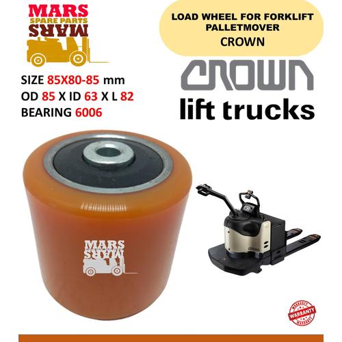 Jual Roda Load Wheel 85x85 20mm Crown Pallet Truck WP2300S , WP2300 ...
