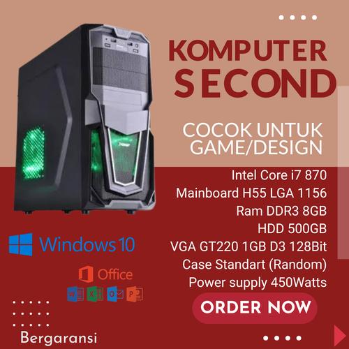Jual PC Rakitan intel Core i7 Ram 8GB HDD 1TB / Komputer CPU Rakitan ...