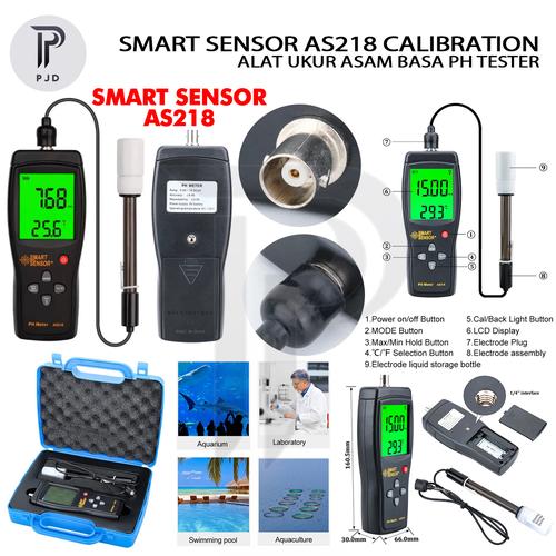 Jual PH Meter Smart Sensor AS218 Calibration Alat Ukur Asam Basa Ph ...