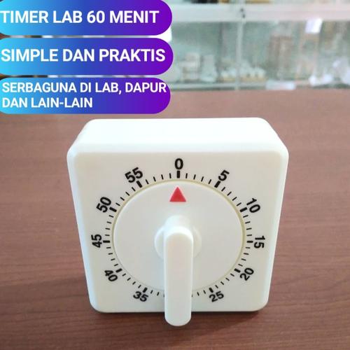 Jual Timer Manual 60 / Timer Lab 60 Menit Timer Laboratorium Stopwatch ...