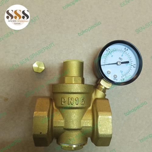 Jual pressure regulator water 1/2" inch / pressure reducing valve PRV ...