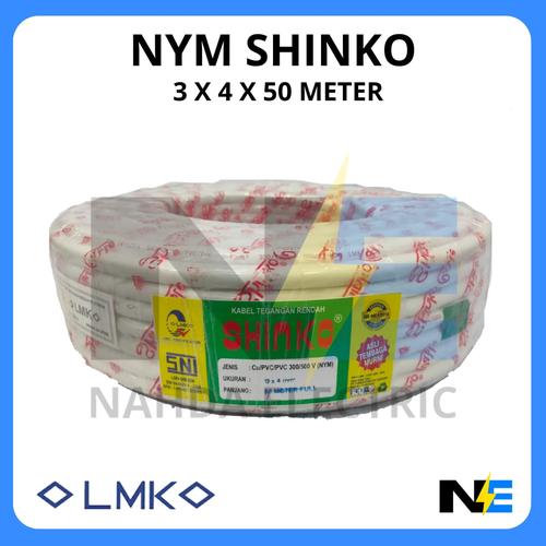 Jual KABEL LISTRIK SHINKO NYM 3x4 MM TEMBAGA MURNI SNI LMK - Kab ...