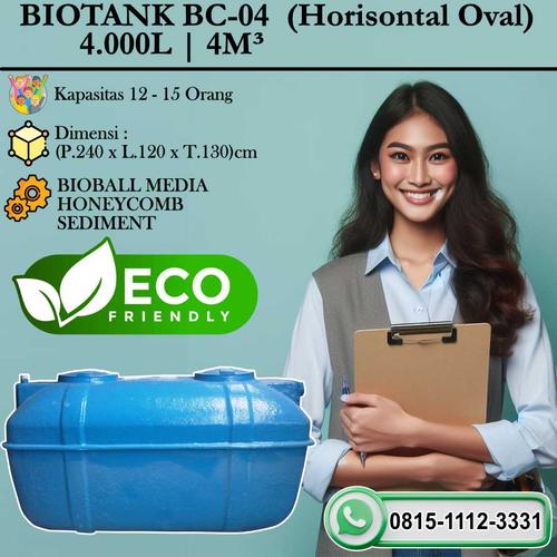 Jual Biotech Biotank Kapasitas 4000 LTR 4m3 / Biofil Septictank - BC ...
