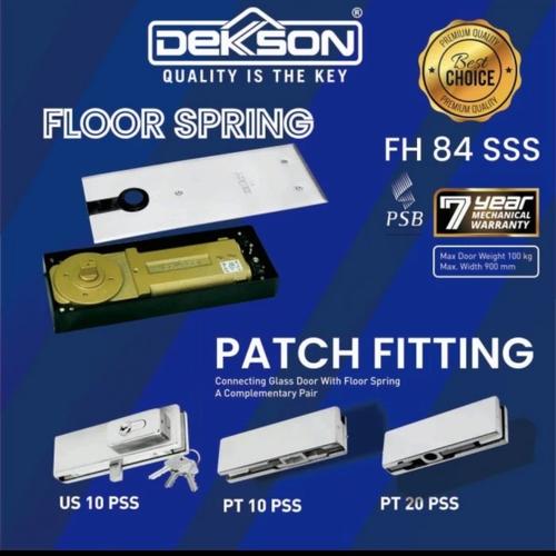 Jual engsel floor hinge BTS 84 + fiting dekson lengkap/pintu kaca ...