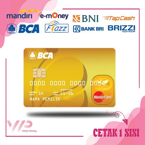 Jual E-MONEY ETOLL BCA GOLD TITANIUM DEBIT MANDIRI BCA BNI BRI - 1 SISI ...