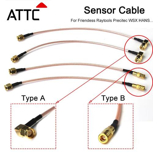 Jual Kabel RF Fiber Laser Cutting Sensor WSX SMA-SMA raytools SMA-SMB ...