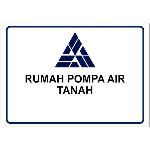 Jual Sign Plat Rumah Pompa Air Tanah - 40x30cm - Jakarta Barat - Global ...