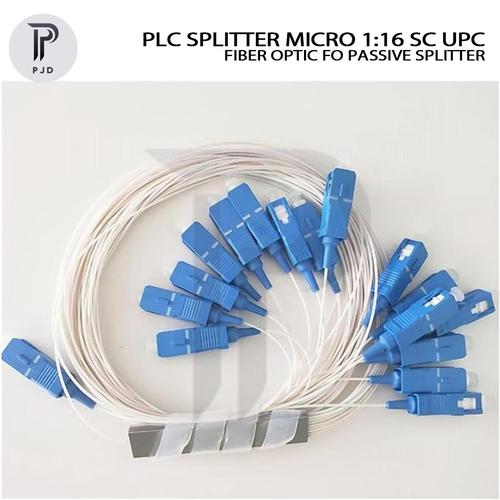 Jual Fiber Optic / FO Passive splitter / PLC Splitter Micro 1:16 SC UPC ...