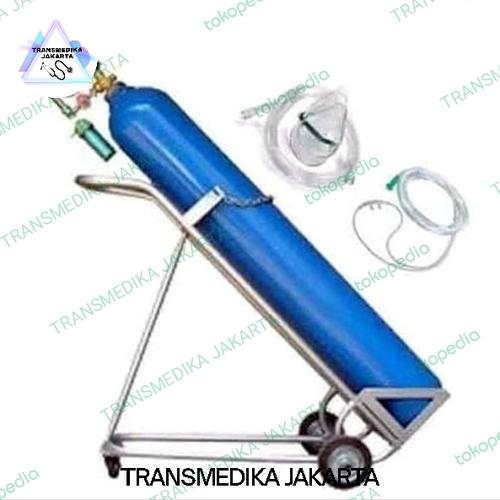 Jual Jual Set Tabung Oksigen 6m3 / Paket Tabug Oksigen Baru 6m3 siap ...