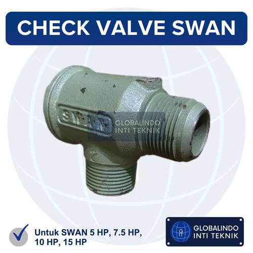 Jual Check Valve 1 Inch Kompresor Angin SWAN 5 HP 7.5 HP 10 HP 15 HP ...