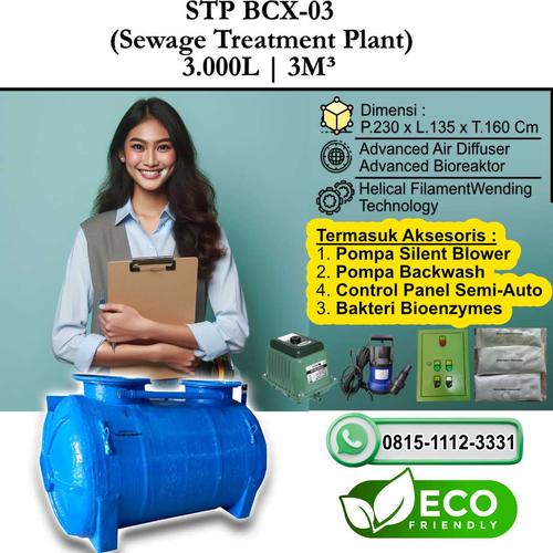 Jual Septictank Biofil IPAL STP Biotank 3.000 LTR 3M3 / Biotech Tank ...