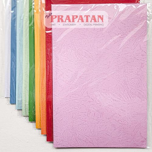 Jual Kertas Cover Buffalo Diamond F4 (10 Lembar) | Cover Paper - Orange ...