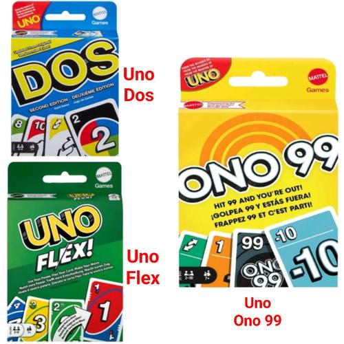Jual Mainan Anak Family Board Game Kartu UNO Flex Dos Ono 99 - Hasbro ...
