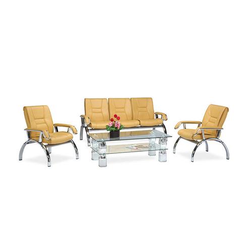 Jual Sofa tamu Cofemo KT A 900 Kursi kantor set sofa minimalis besi chrome - 1 seater - Kab ...