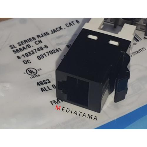 Jual Modular jack AMP cat6 hitam commscope modular cat 6 Black - Kota ...