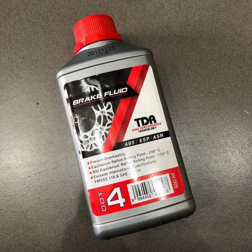 Jual Oli Minyak Rem Brake Fluid DOT 4 TDR 500ml Original Universal ...