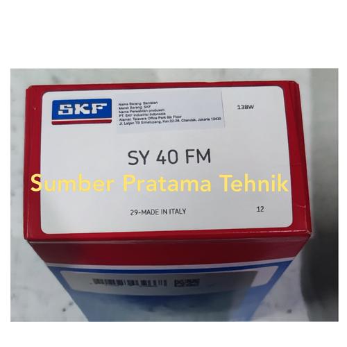Jual Pillow Block Bearing SY 40 FM SKF as 40 mm - Jakarta Utara - sumber pratama tehnik | Tokopedia