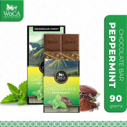 Jual WoCA Premium Chocolate Bar - Cokelat Batang Rasa Mint - 90 gram ...