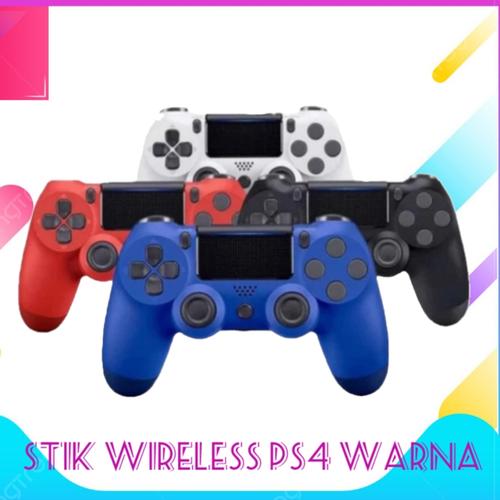 Jual stik ps4 ori pabrik warna lightBar - Biru, stik+kabel+box ...