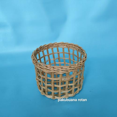 Promo Keranjang Rotan Wadah Telur - Keranjang Rotan Bulat Serbaguna ...