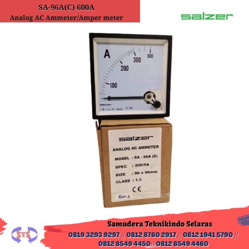Jual Salzer SA-96A(C) 600A Analog AC Ammeter/Amper meter - Kab. Bekasi ...