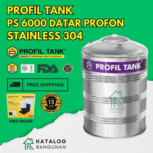 Jual Tangki Air Profil Tank PS 6000 Datar - Toren Air Stainless Profil ...